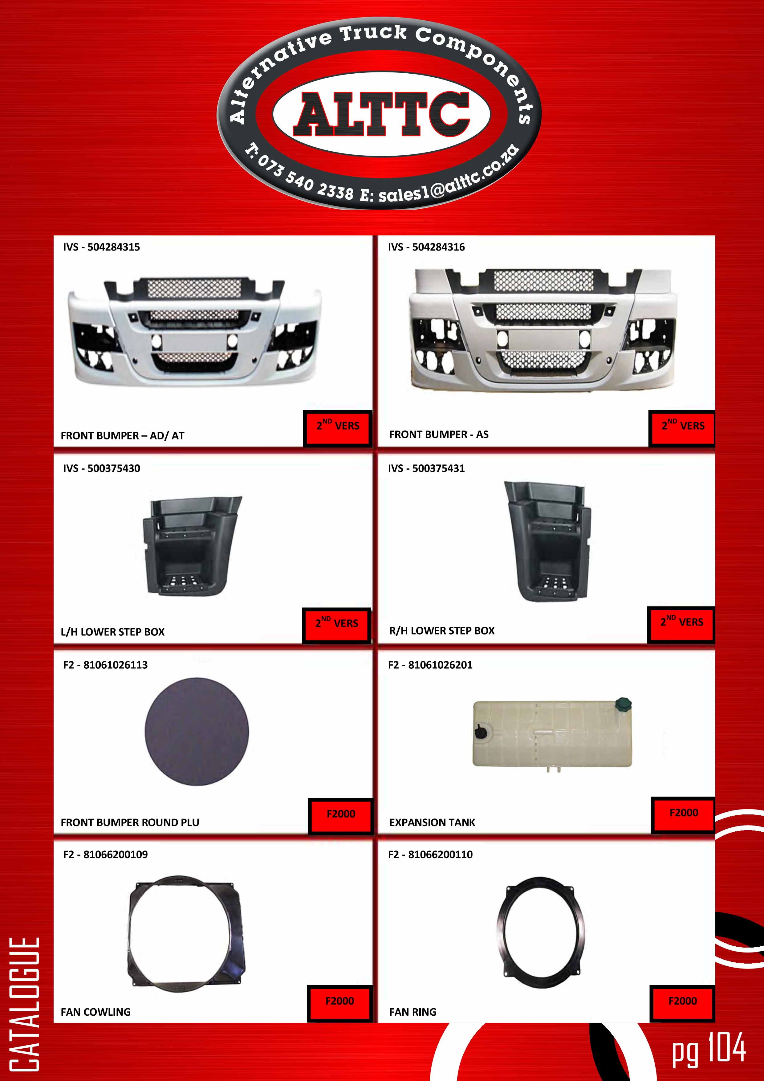 IVECO STRALIS V2 - Alternative Truck Components